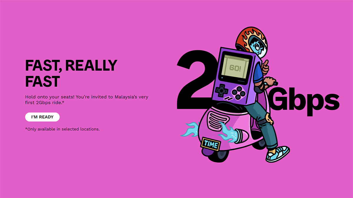 2Gbps Time fiber broadband now available for RM379/month - HelloExpress.net