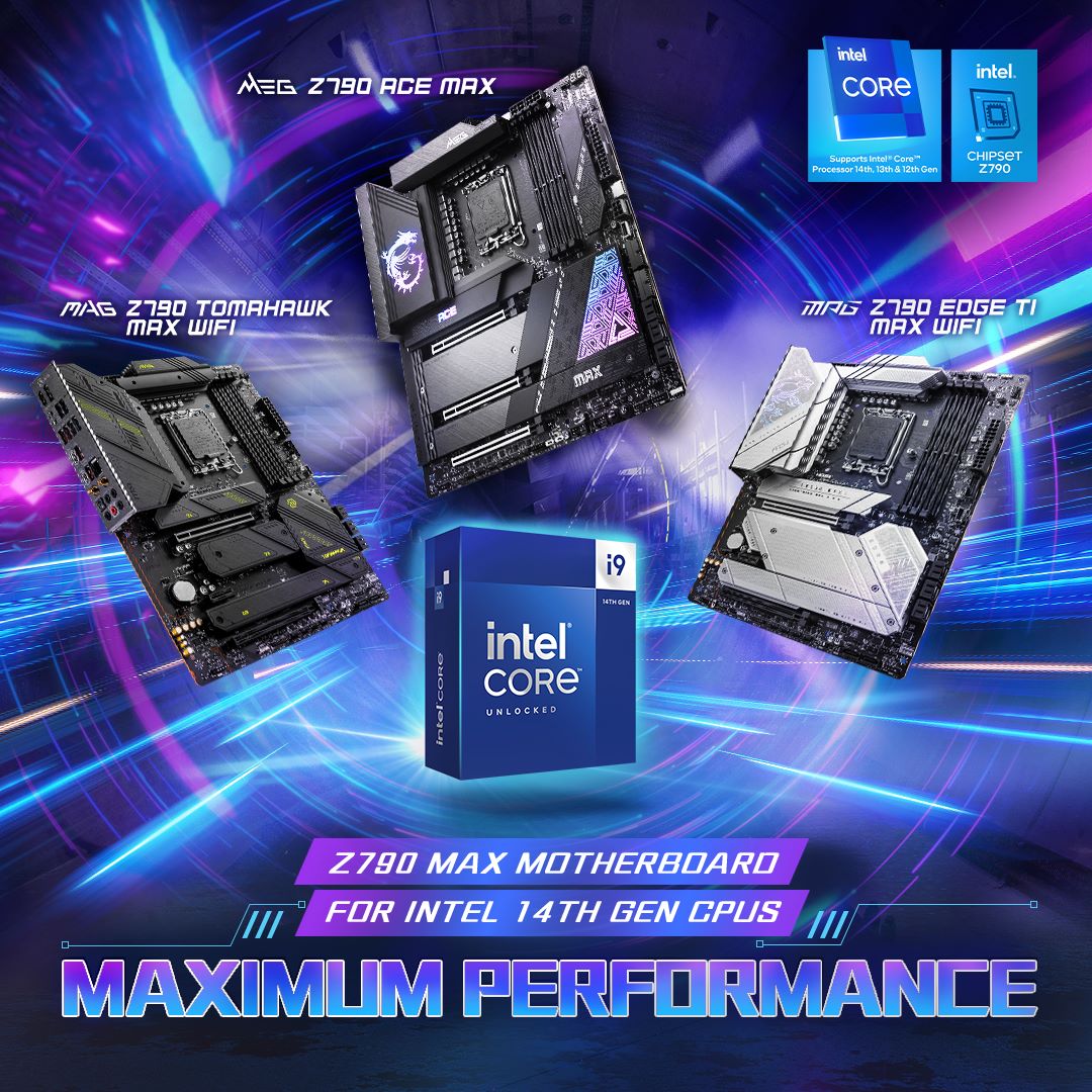 MSI Announces Intel Core 14th Gen Processors Compatibility with Z790 ...