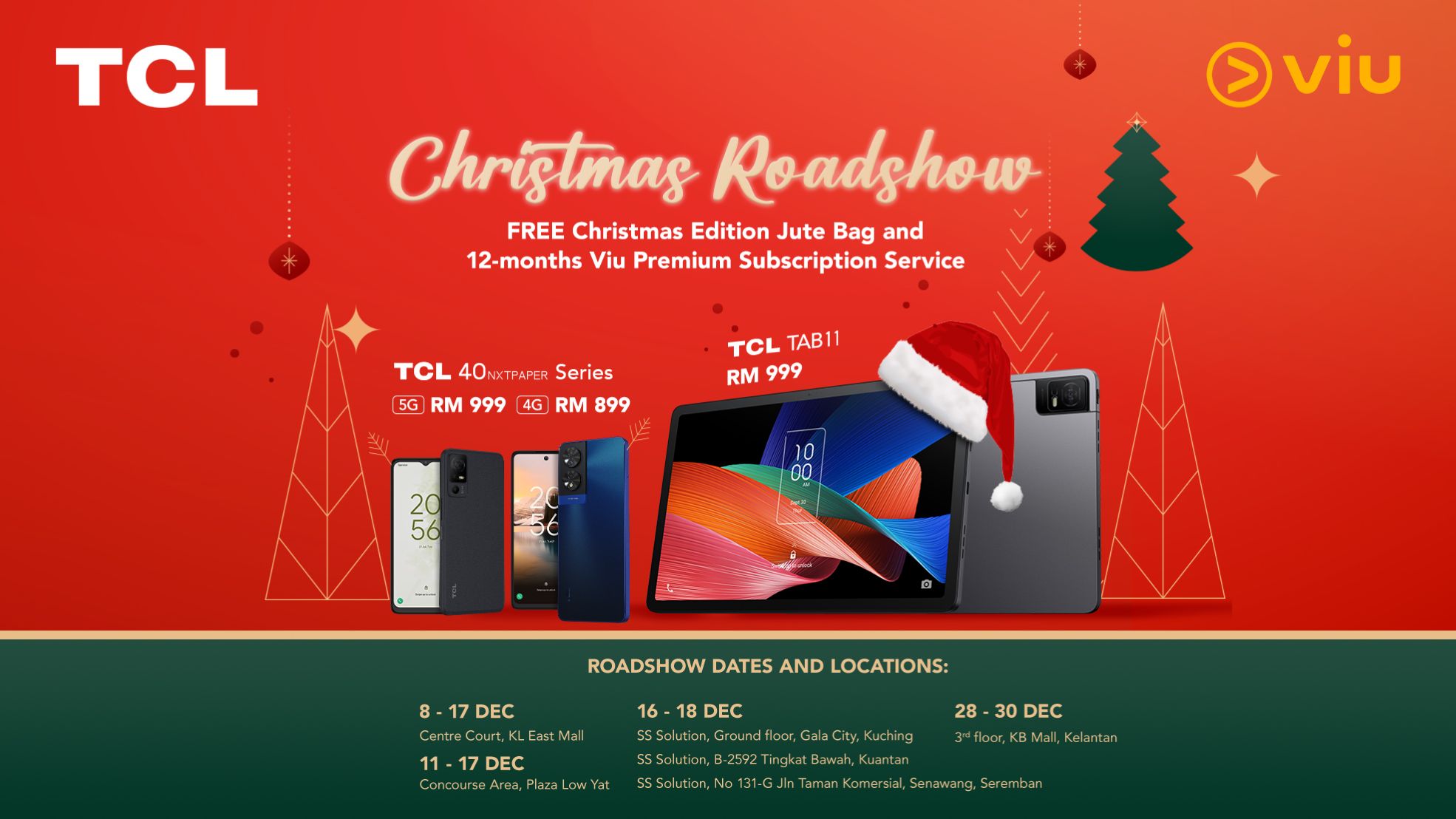 TCL Spreads Festive Joy with Christmas Roadshow and 12 Days of ...