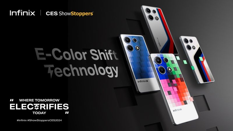 Infinix Introduces Breakthrough E-Color Shift Technology at CES 2024 ...