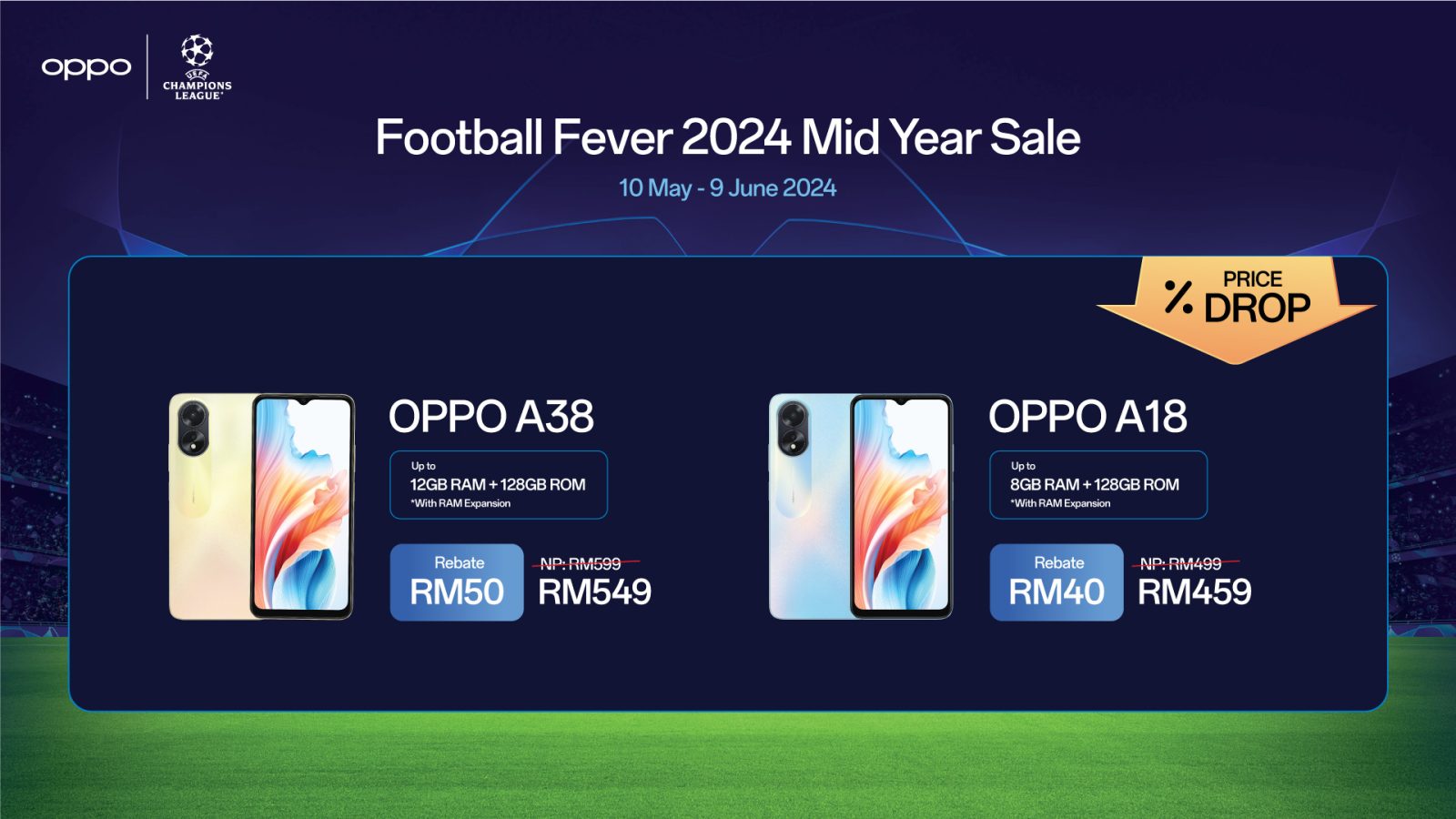 OPPO Celebrates Mid-Year with Football Fever Sale in Malaysia ...