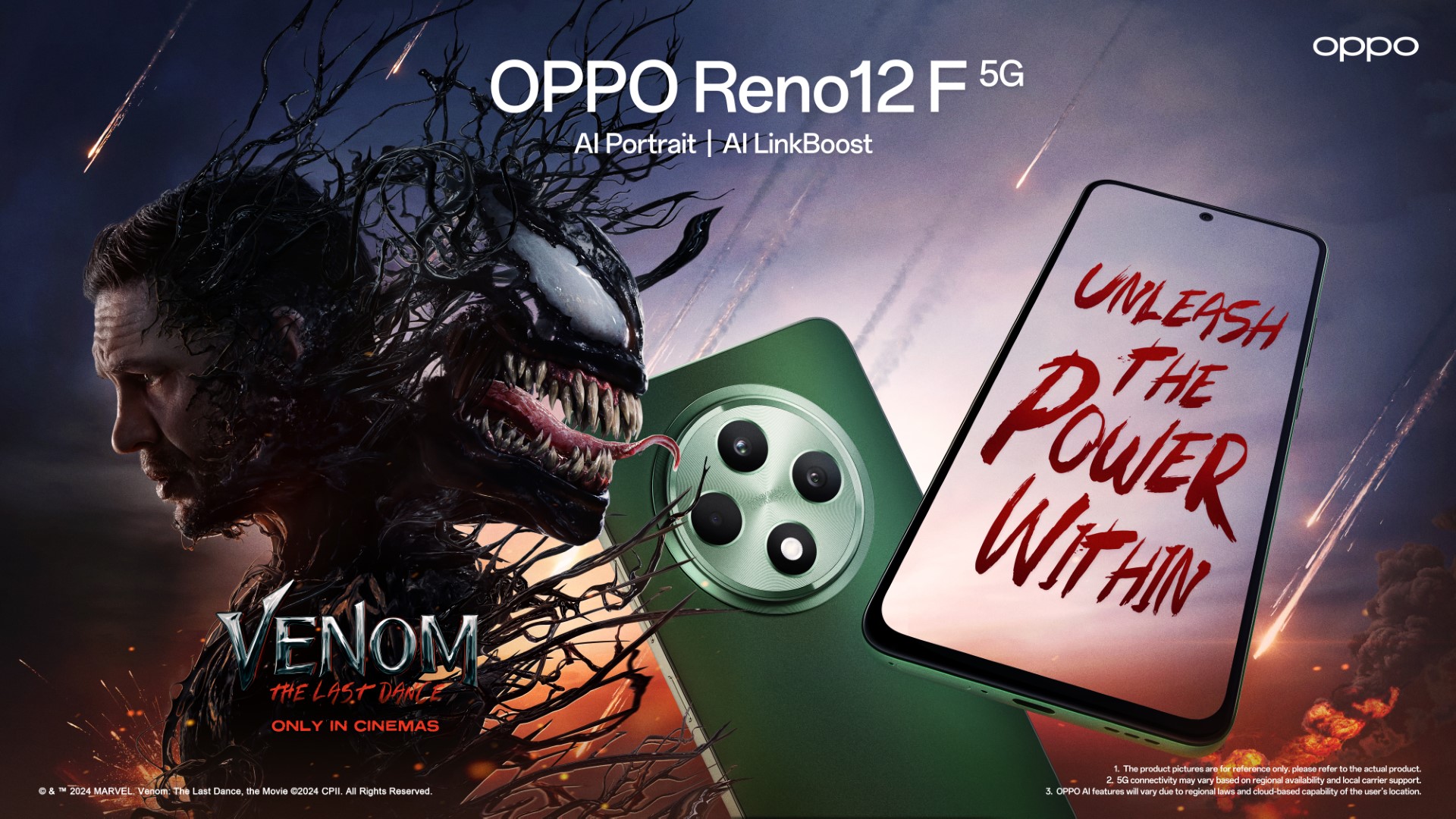 OPPO Collaborates with Venom: A Powerful Partnership - HelloExpress.net