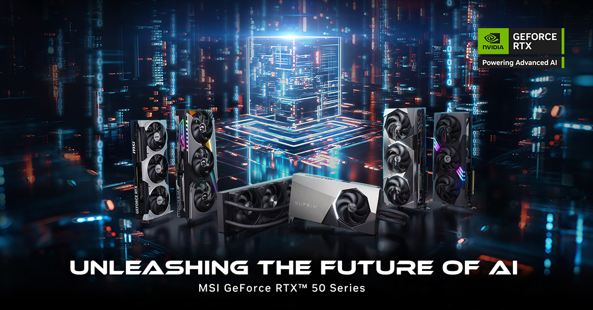 MSI Unveils Next-Generation GeForce RTX 50 Series Graphics Cards with ...
