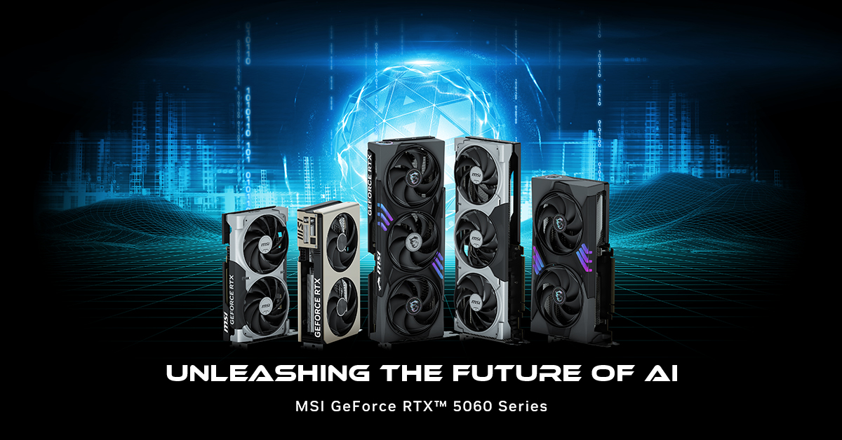 MSI Launches Custom NVIDIA GeForce RTX 5060 Series Graphics Cards ...