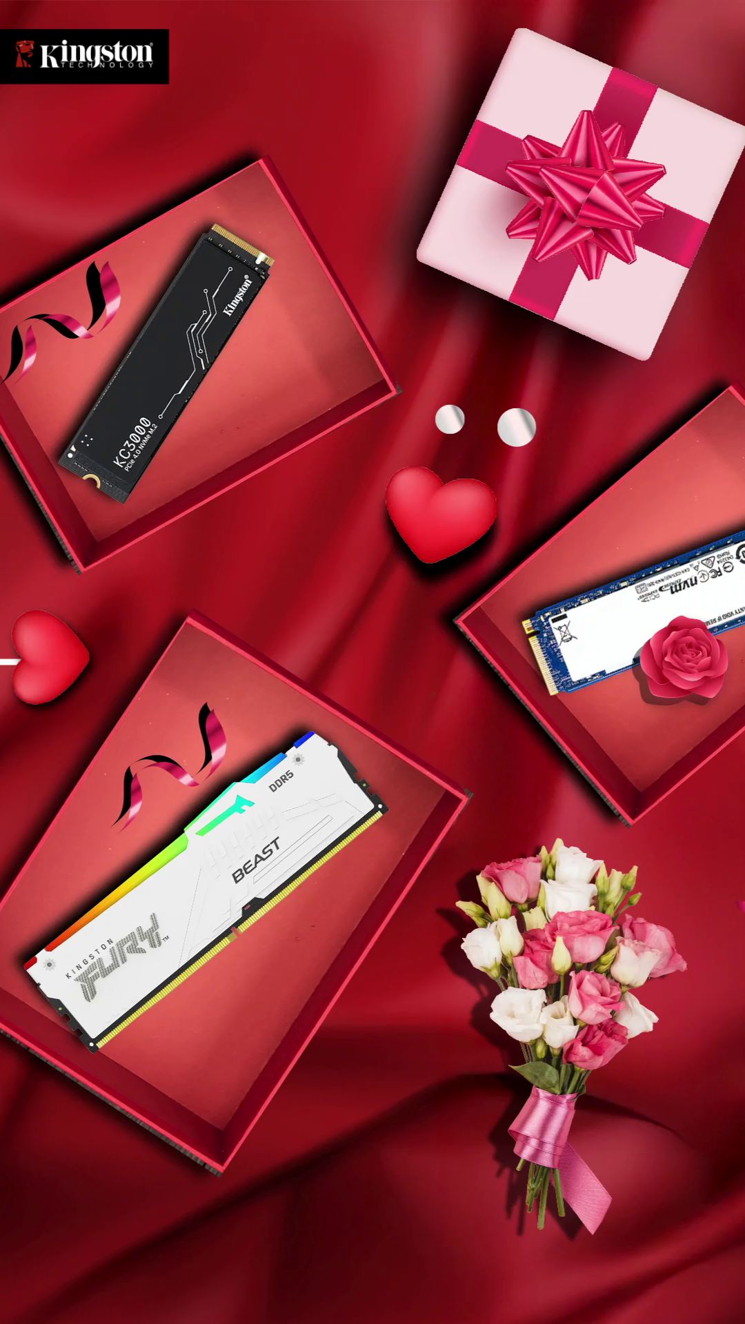 Gift the Language of Speed: Kingston’s 2026 Valentine’s Tech Guide ...